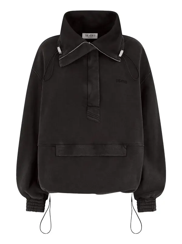Attico Fleece Blouson Jacket - Faded Black
