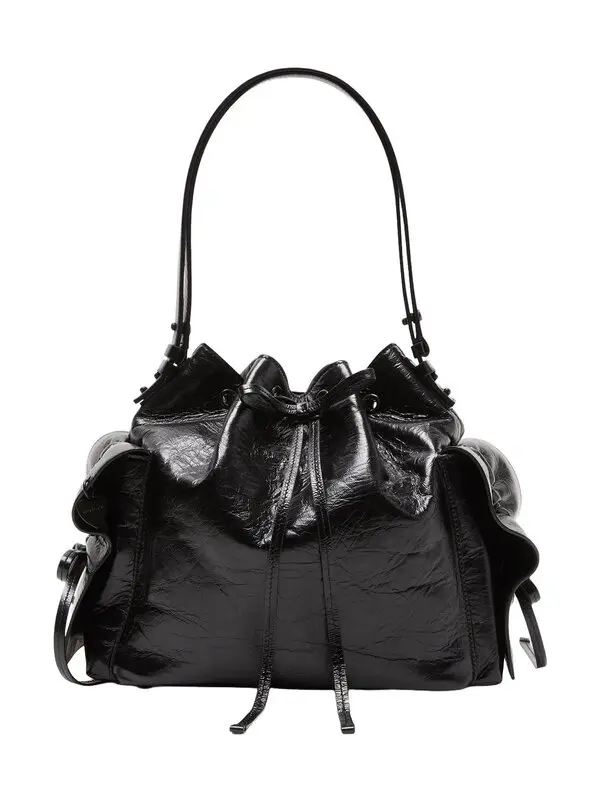Acne Studios Multipocket Bucket Bag - Black