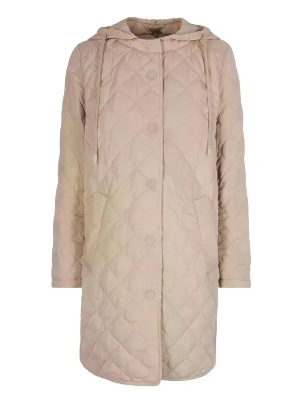 Max Mara Erio Quilted Coat - Neutrals