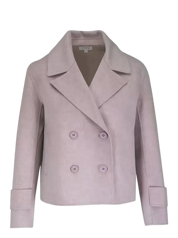 Kinross Cashmere Double-breasted Blazer - Pink