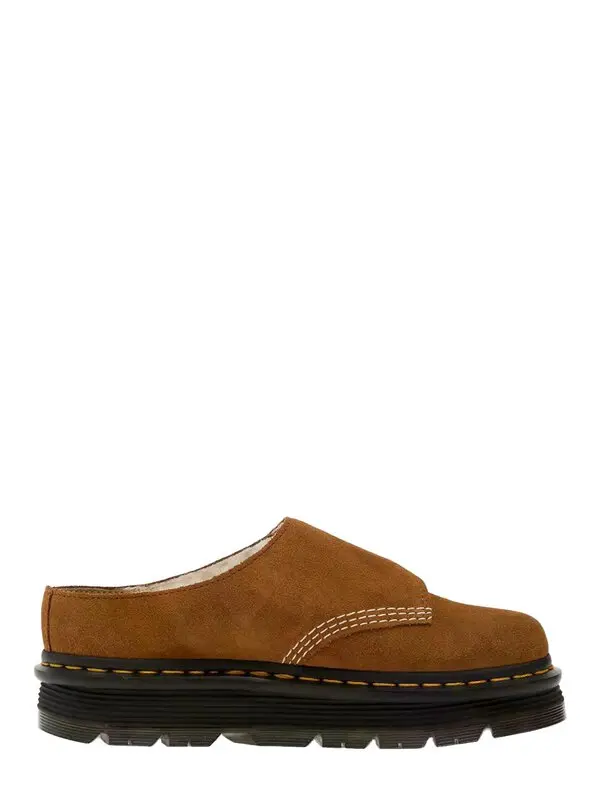 Dr. Martens Platform-heel Mules - Brown