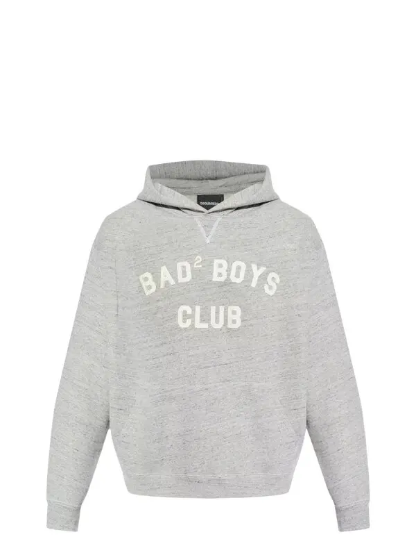 Dsquared2 Embroidered Hoodie - Grey