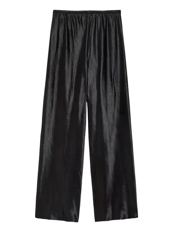 Maria Mcmanus Bias-cut Trousers - Black
