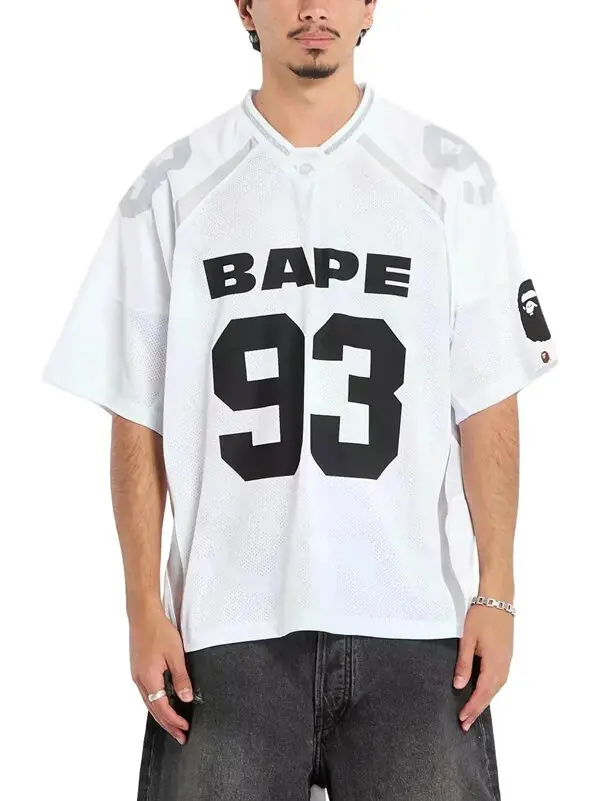 A BATHING APE Logo-print Relaxed-fit T-shirt - White