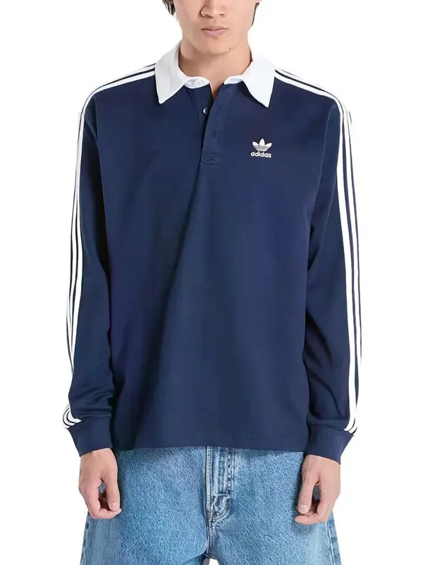 Adidas Adicolor Rugby Polo Shirt - Blue