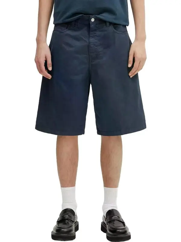 Carhartt Work In Progress Patch-pocket Shorts - Blue