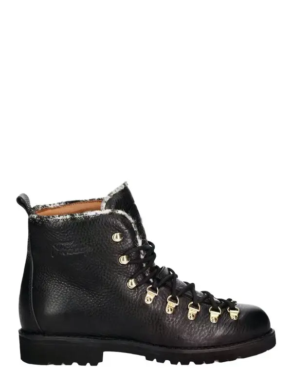 FRACAP Lace-up Boots - Black