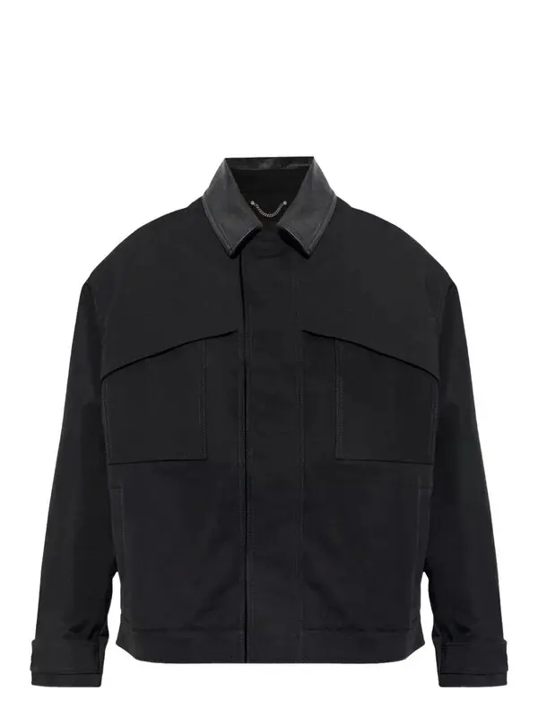 Golden Goose Leather Collar Jacket - Black