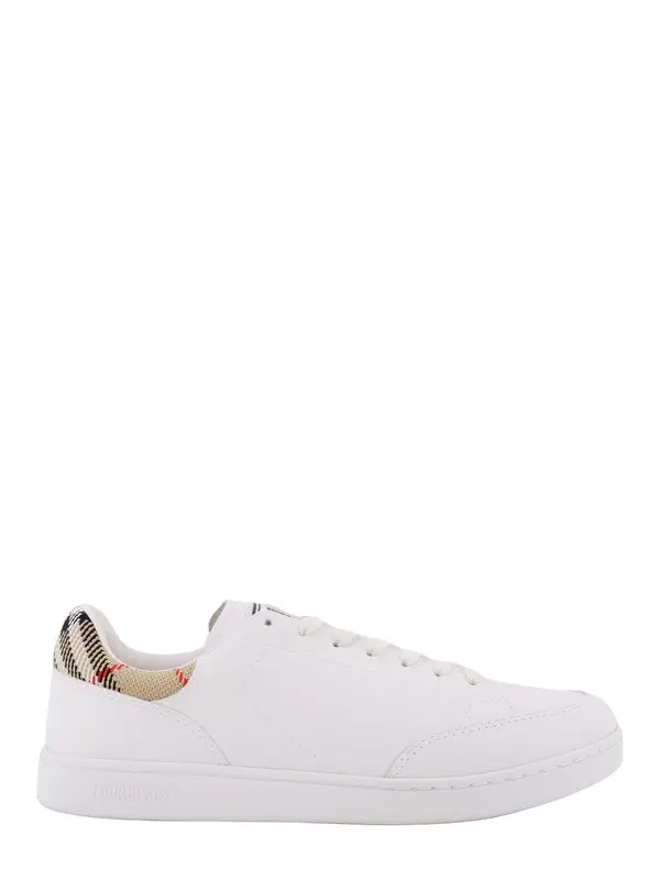 Burberry Leather Sneakers - White