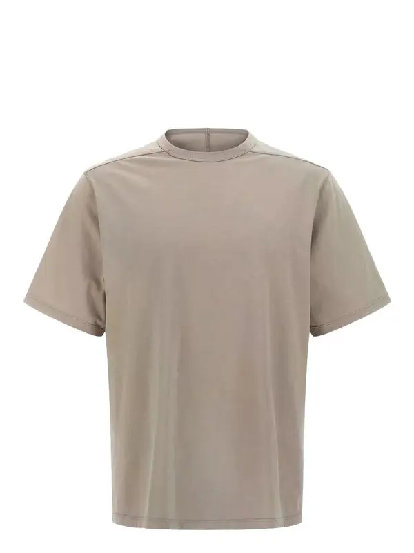 Rick Owens Brad Crewneck Back Stitching T-shirt - Neutrals