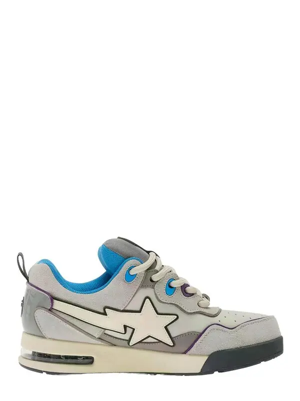 A BATHING APE Star-patch Sneakers - Grey