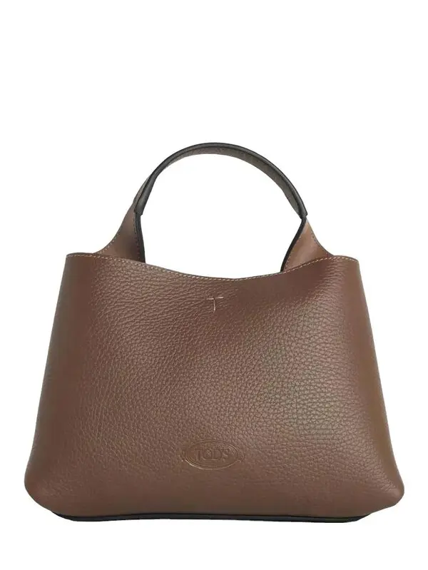 TOD'S Embossed-logo Tote - Brown