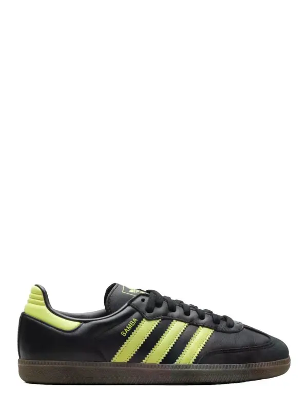 Adidas Samba Og Three-stripe Sneakers - Black