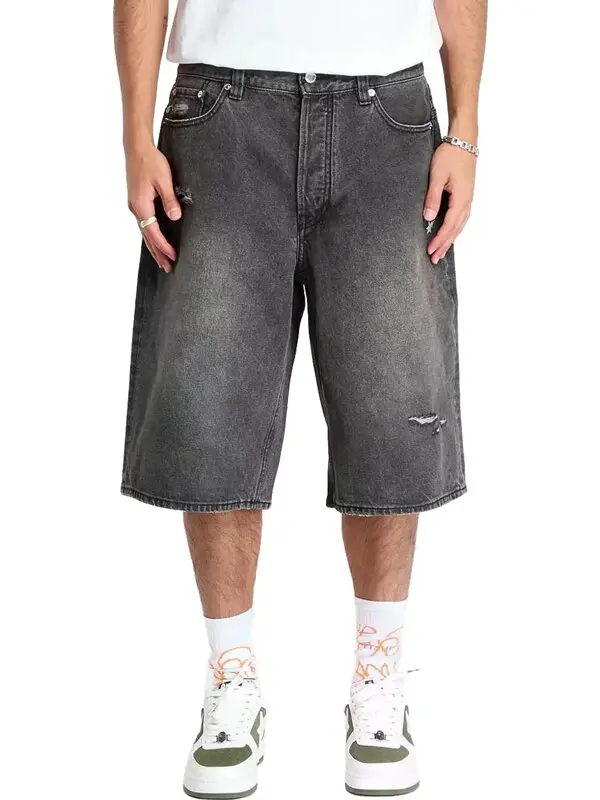 A BATHING APE® Sta Denim Shorts - Black