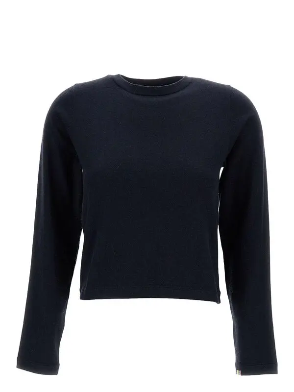Extreme Cashmere Cotton Cashmere Top - Blue