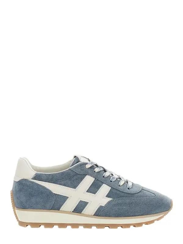 Hogan 86er Suede Trainers - Sky Blue