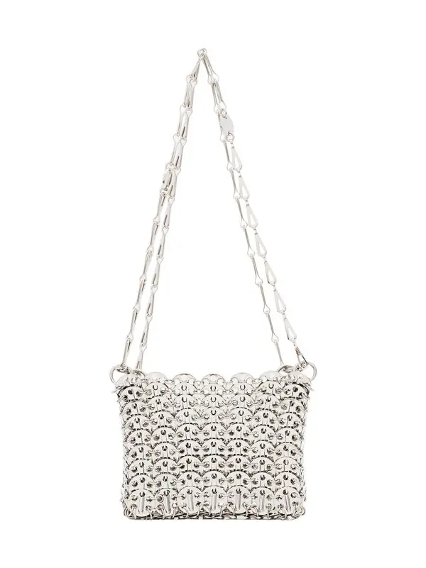 Rabanne 1969 Nano Shoulder Bag - Silver