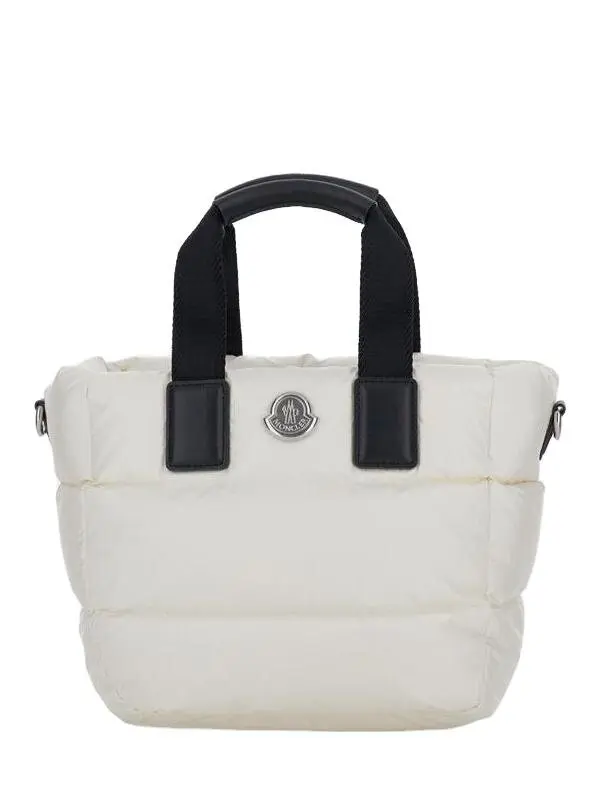 Moncler Mini Tote Bag - White