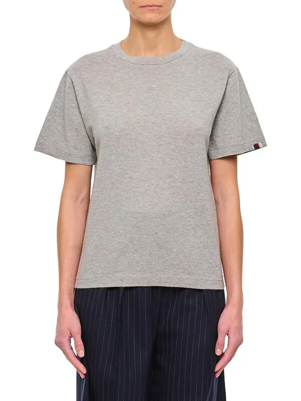 EXTREME CASHMERE X Cotton And Cashmere T-shirt - Grey