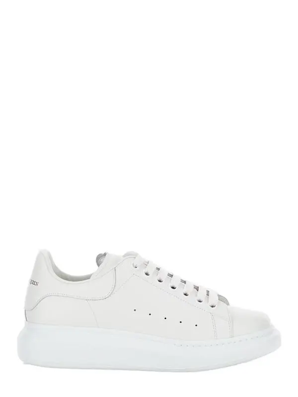 Alexander McQueen Low-top Sneakers With Oversized Rubber Sole - White