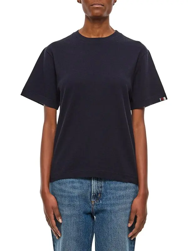 EXTREME CASHMERE X Cuba Cashmere Cotton Blend T-shirt - Blue