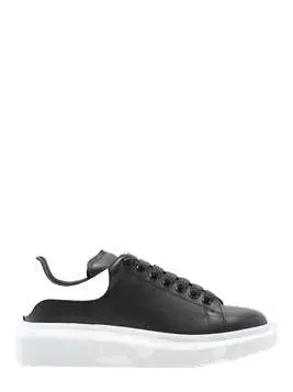 Alexander McQueen Larry Oversized Leather Sneakers - Black