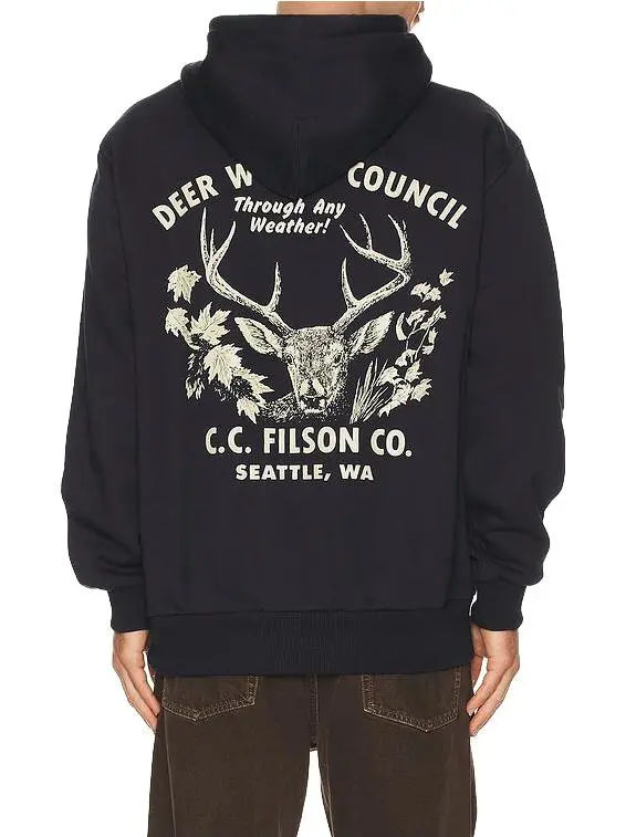 Filson Graphic Hoodie - Blue