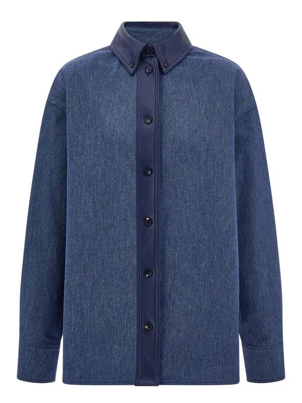 FERRAGAMO Denim Shirt - Blue