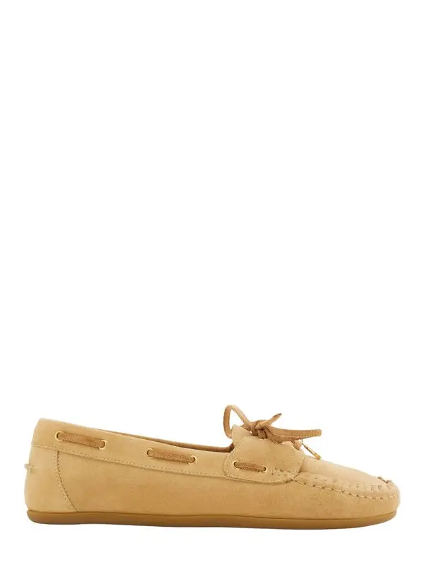 FERRAGAMO Boat Shoe - Beige