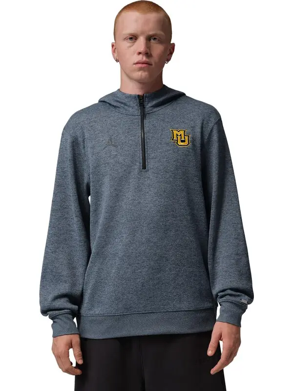 Nike Marquette Golden Eagles Ncaa Coaches' Pullover Hoodie - Blue
