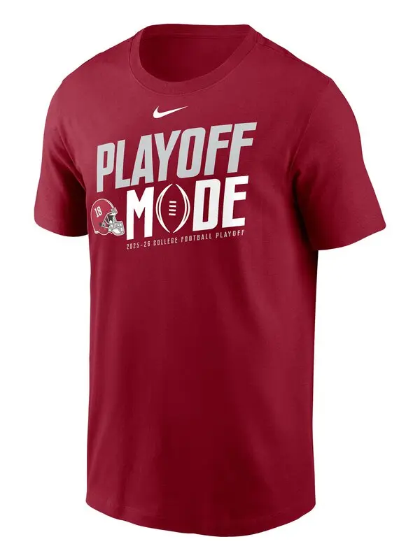 Nike Alabama 2025/26 College Football Playoff Bound Pass Protection College T-shirt - Red