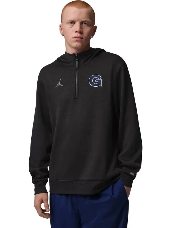 Nike Georgetown Hoyas Ncaa Coaches' Pullover Hoodie - Black