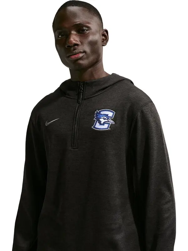 Nike Creighton Bluejays Ncaa Basketball Coaches' Pullover Hoodie - Black