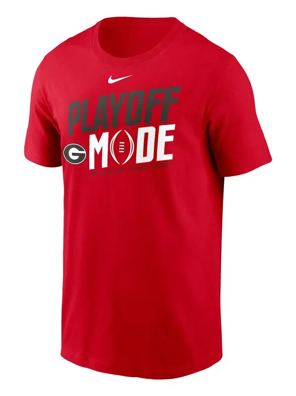 Nike Georgia 2025/26 College Football Playoff Bound Pass Protection College T-shirt - Red