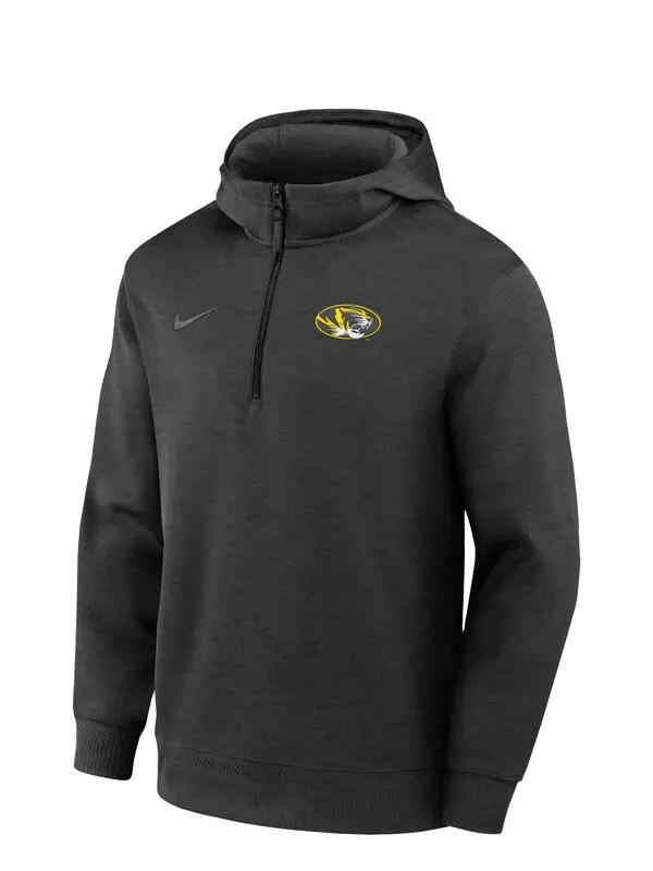 Nike Missouri Ti8gers Ncaa Basketball Coaches' Pullover Hoodie - Black