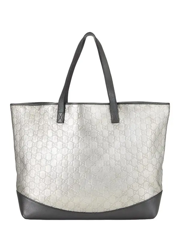 Gucci Guccissima Joy Tote - Silver