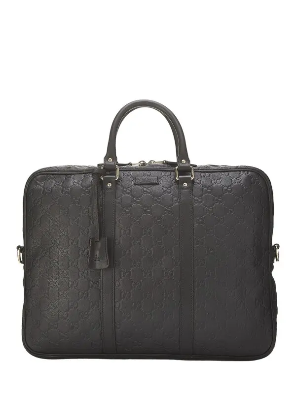 Gucci Guccissima Briefcase - Brown