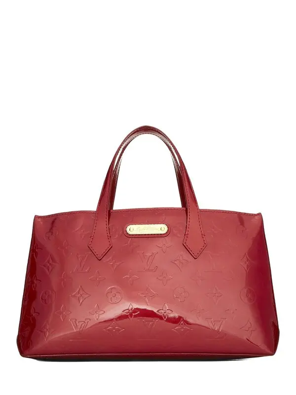 LOUIS VUITTON Pomme D'amour Monogram Vernis Wilshire - Red