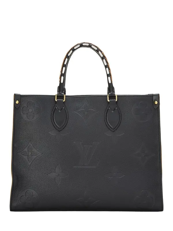 LOUIS VUITTON On The Go Empreinte Giant Wild At Heart Tote - Black