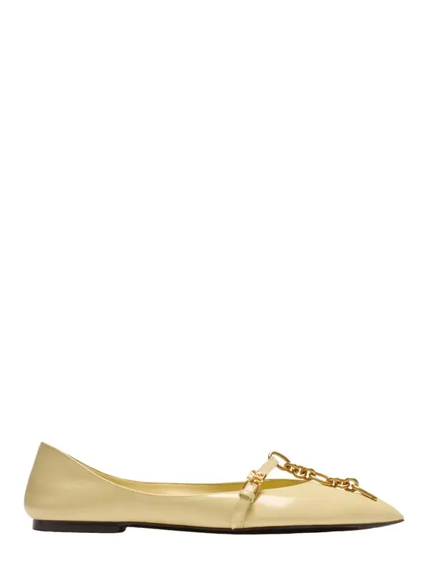 Balmain Sync Ballet Flats - Yellow