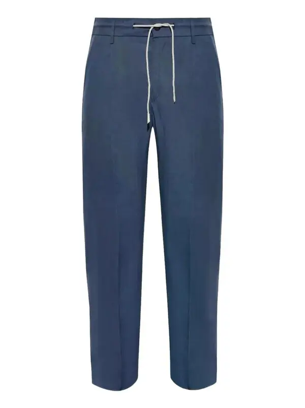 Eleventy Drawstring Trousers - Blue