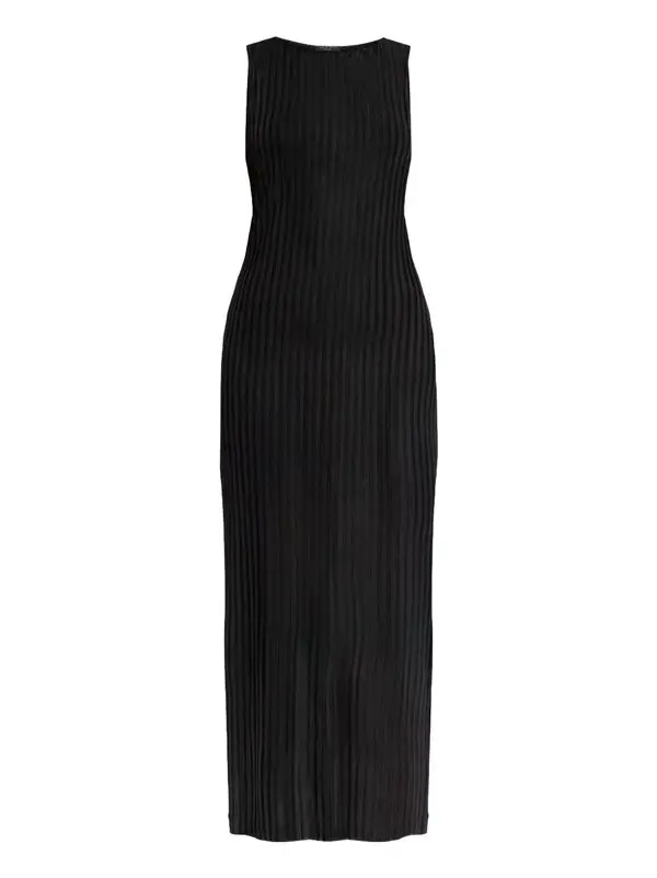 Rag & Bone Ribbed Sleeveless Dress - Black