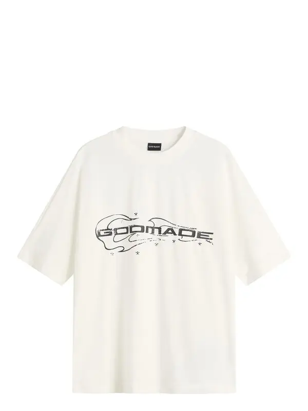 GOD MADE Spark Fire Gm T-shirt - White