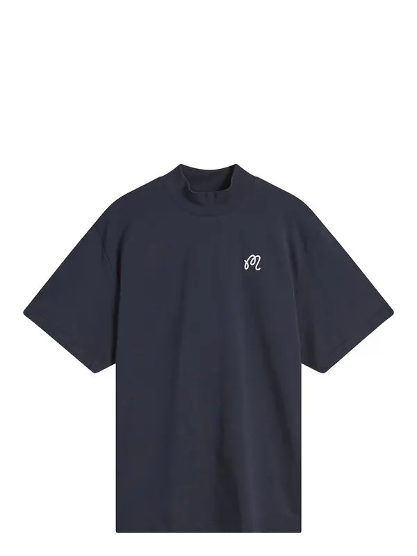 MALBON Mare Mockneck T-shirt - Navy