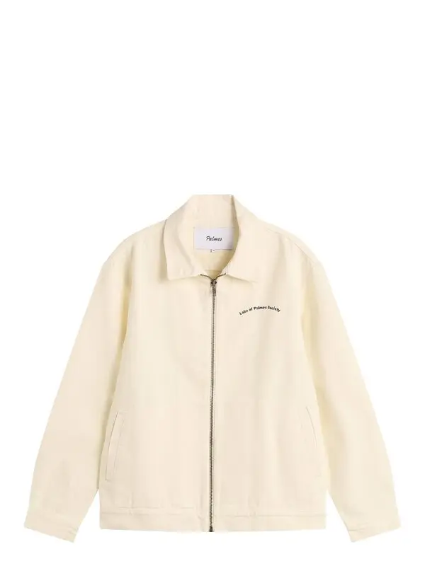 PALMES Lake Zip Jacket - Off-white