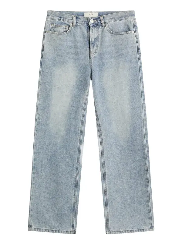 DUNST 90s Wide Leg Jeans - Light Blue