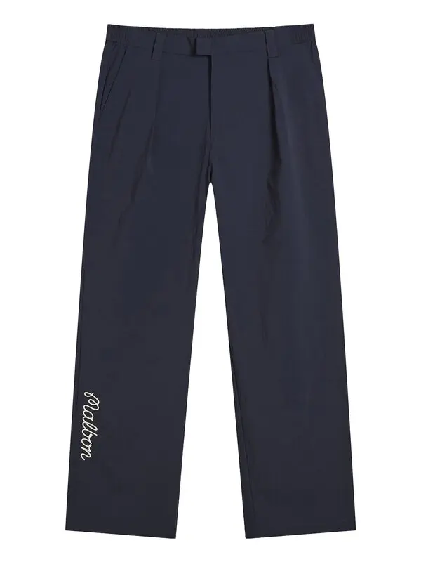 MALBON Magnolia Pleated Pant - Navy