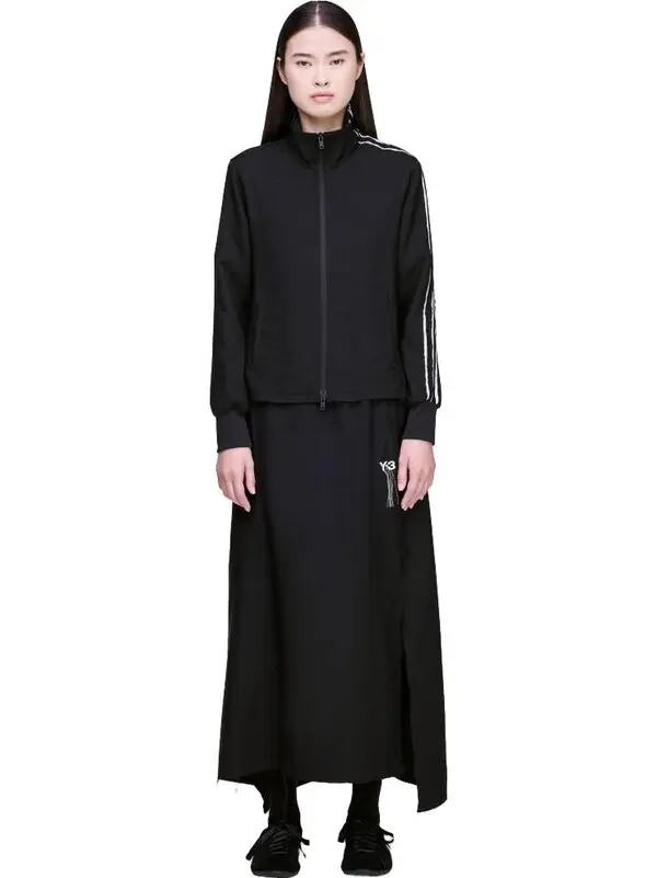 Adidas Y-3 Sport Uniform 3-stripes Skirt - Black