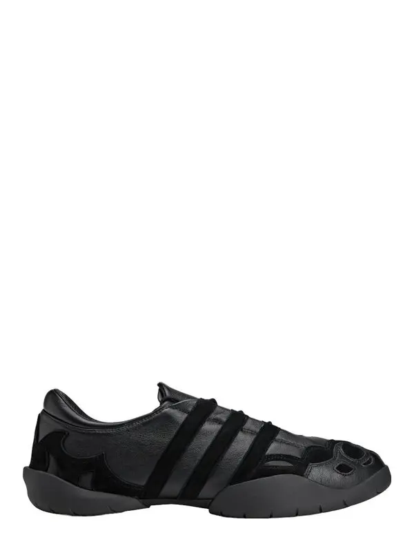 Adidas Y-3 Regu Leather Sneakers - Black / Black / Black
