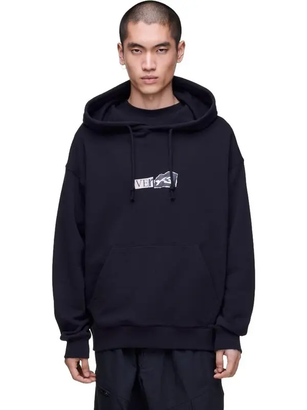 Adidas Y-3 Brushed Terry Gfx Hoodie - Black